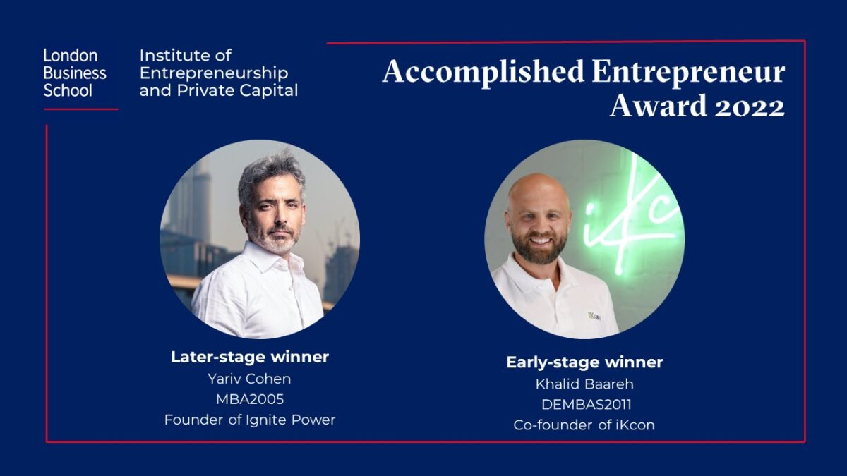 Yariv Cohen of Ignite Power and Khalid Baareh of iKcon scoop the 2022 ...